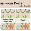 Bulletin Board Lettering Set Boho Decor Pastel Colours Classroom Decor ...