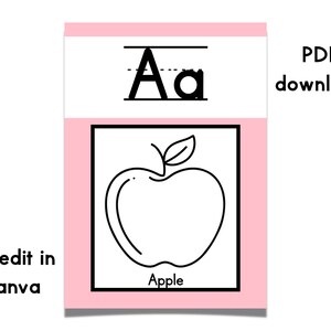 Colourful Alphabet Posters EDITABLE | Classroom Posters | Classroom ...