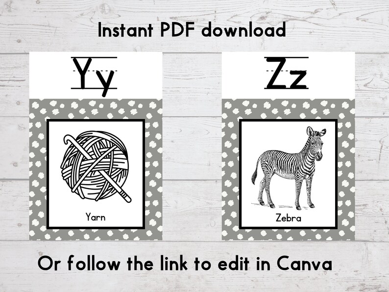 Boho Spotty Alphabet Posters ABC Posters Classroom Decor - Etsy