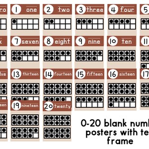 Maths Poster Bundle | Neutral Classroom Decor | Animal Classroom ...