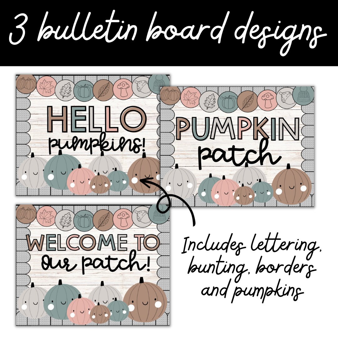 Fall Themed Classroom Decor BUNDLE | Teacher Decorations | Home School ...