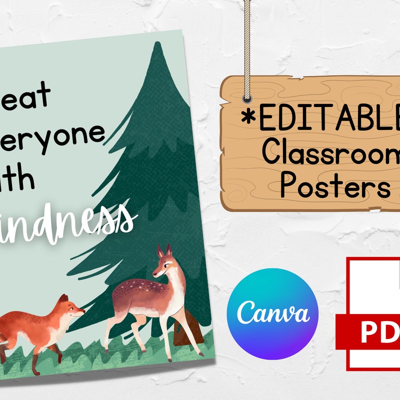 Woodland Classroom Decor - Etsy