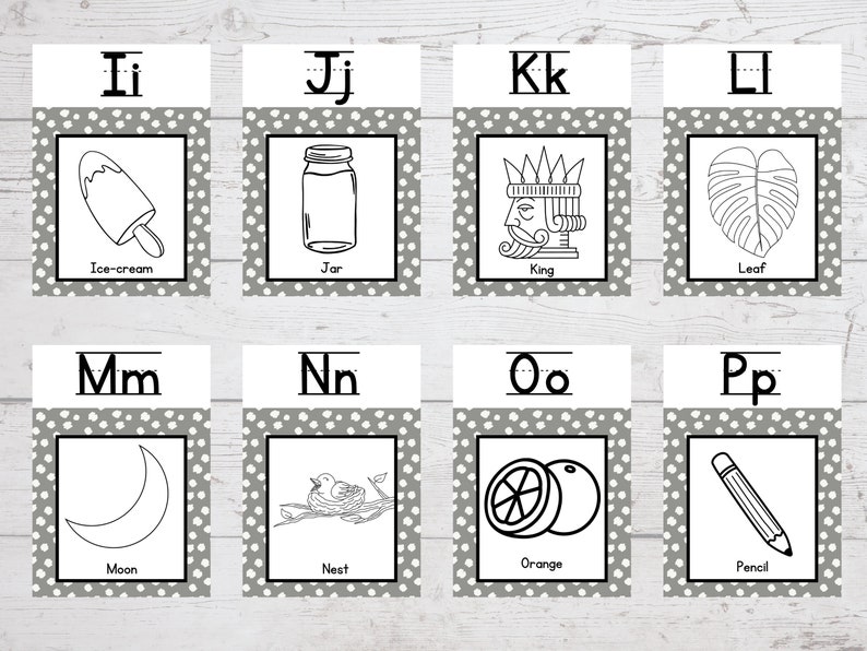 Boho Spotty Alphabet Posters | ABC Posters | Classroom Decor ...