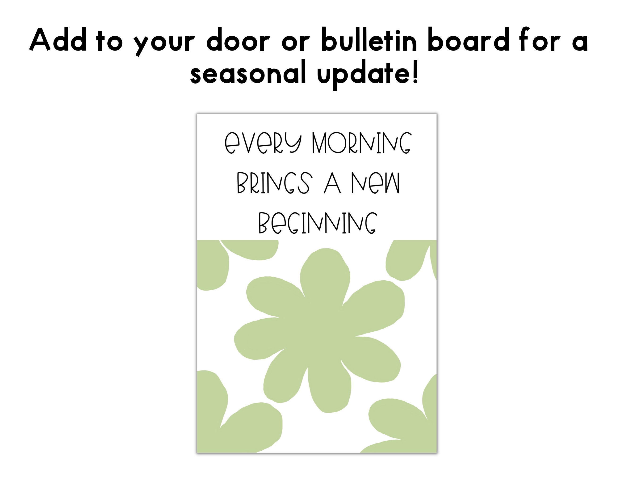 Spring Classroom Posters | Spring Bulletin Board | Elementary Classroom ...