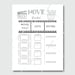 Printable Movie Watch List Movie Tracker Template Movie - Etsy