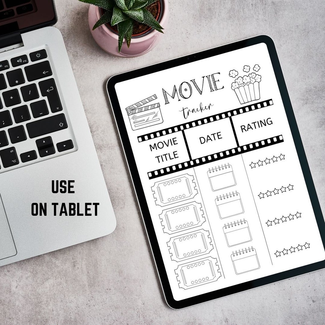 Printable Movie Watch List Movie Tracker Template Movie - Etsy