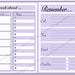 Weekly Planner Printable, Purple Weekly Planner A3 Size - Digital ...