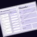 Weekly Planner Printable, Purple Weekly Planner A3 Size - Digital ...