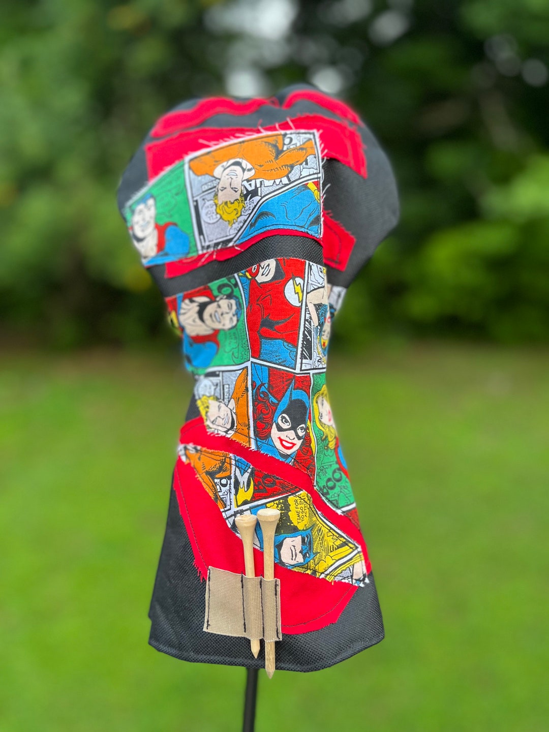 Driver Headcover: Red Comic Book - Etsy