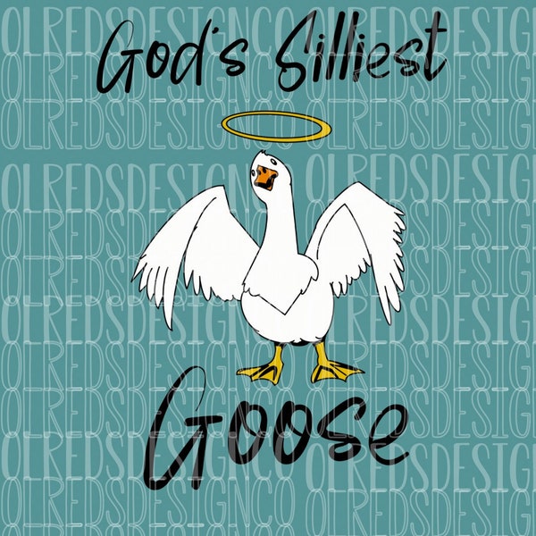 Gods Silliest Goose Png - Etsy