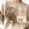 Edgar Allan Poe Poe Sweatshirt Raven Sweater Dark Academia Hoodie Dark ...