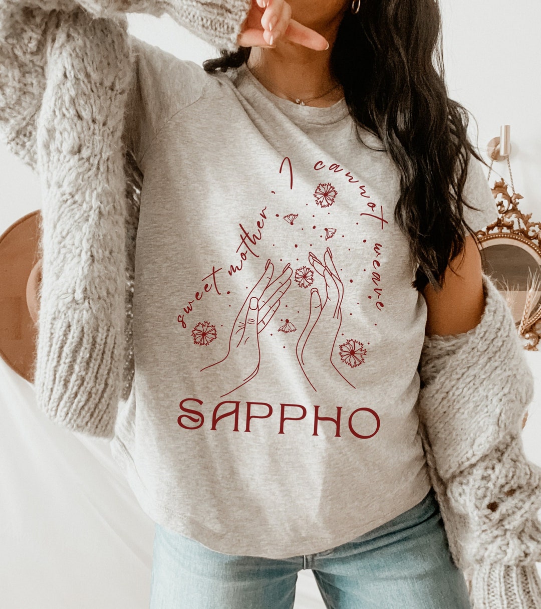 Safo poeta camisa ropa sáfica camisa sáfica regalos sáficos camisa de ...