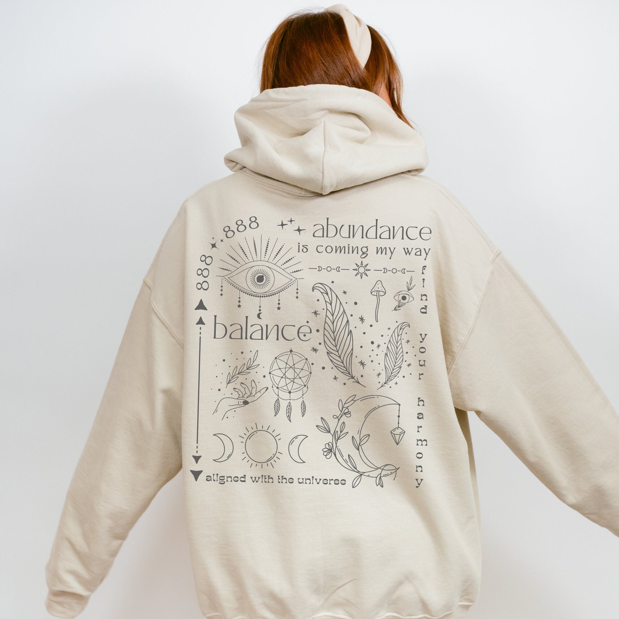 888 Angel Number Hoodie Angel Numbers Hoodie Spiritual Hoodie Angel ...