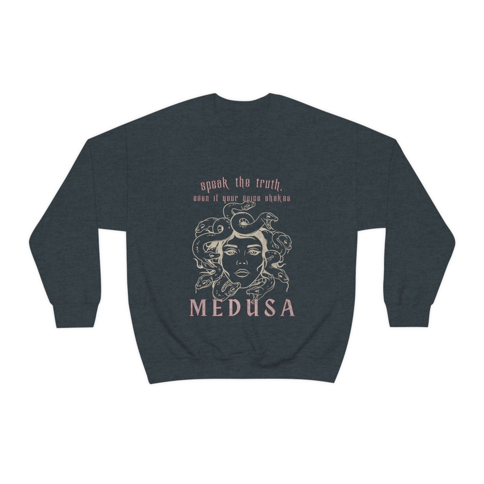 Medusa Snake Sweater Greek Mythology Greek Apparel Medusa Shirt Greek ...