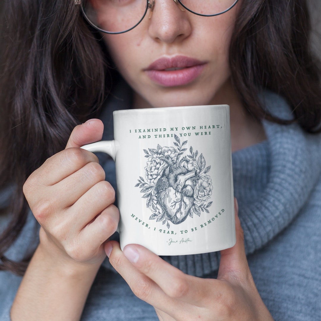 Jane Austen Mug Jane Austen Gift Jane Austen Gifts Bookish Mug - Etsy