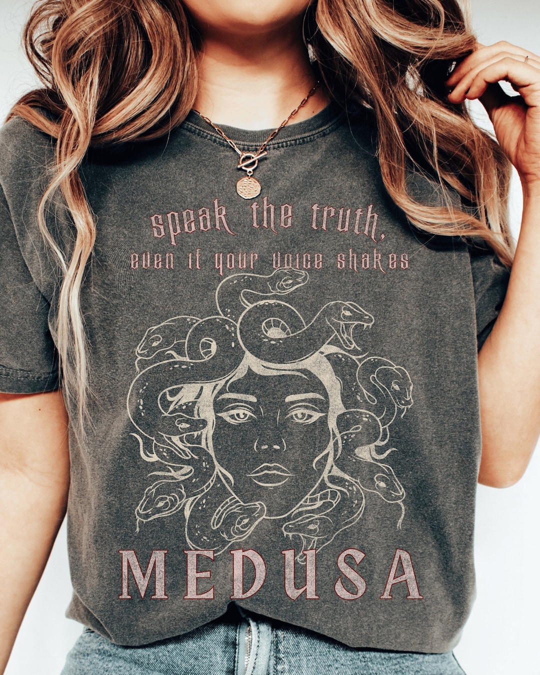 Medusa Medusa Shirt Literature Shirt Comfort Colors Gothic Clothes Goth ...