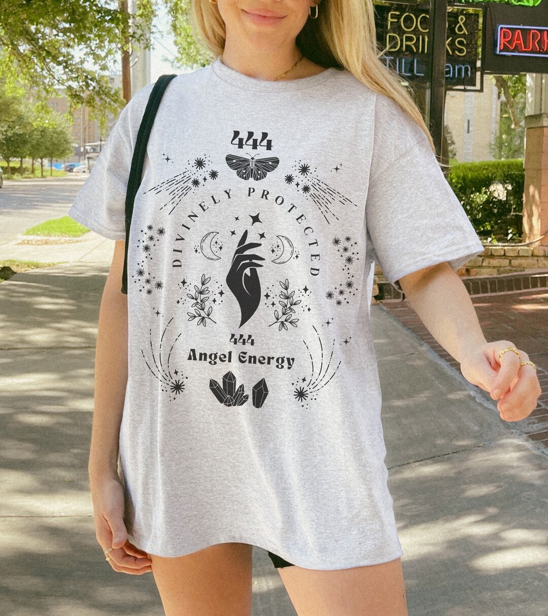 444 Angel Number Shirt Angel Numbers Shirt Spirituality Shirt Mystical ...