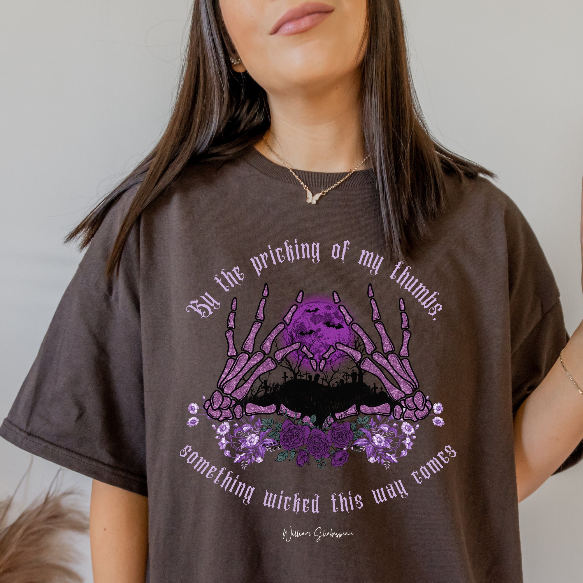 Shakespeare Shirt Poet Shirt Skeleton Hand Shirt Literature Shirt ...