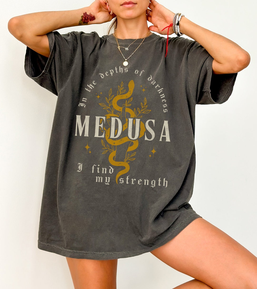 Medusa Shirt Greek Mythology Medusa Goth Clothes Greek Goddess Greek ...