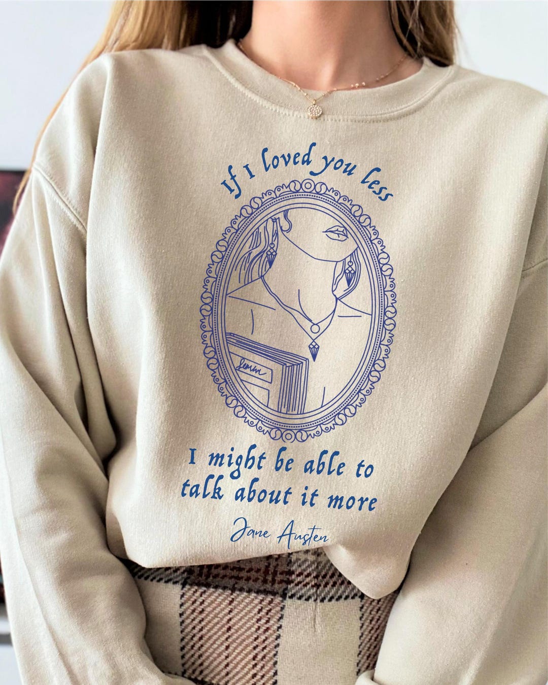 Jane Austen Sweater Jane Austen Gifts Cottage Core Coquette Clothes ...