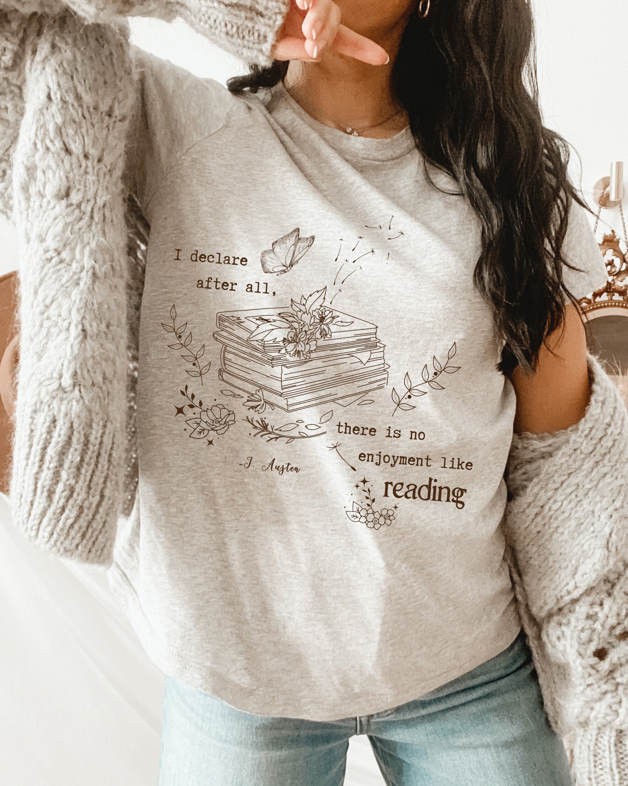 Jane Austen Bookish Shirt Jane Austen Shirt Literary Shirt Book Shirt ...