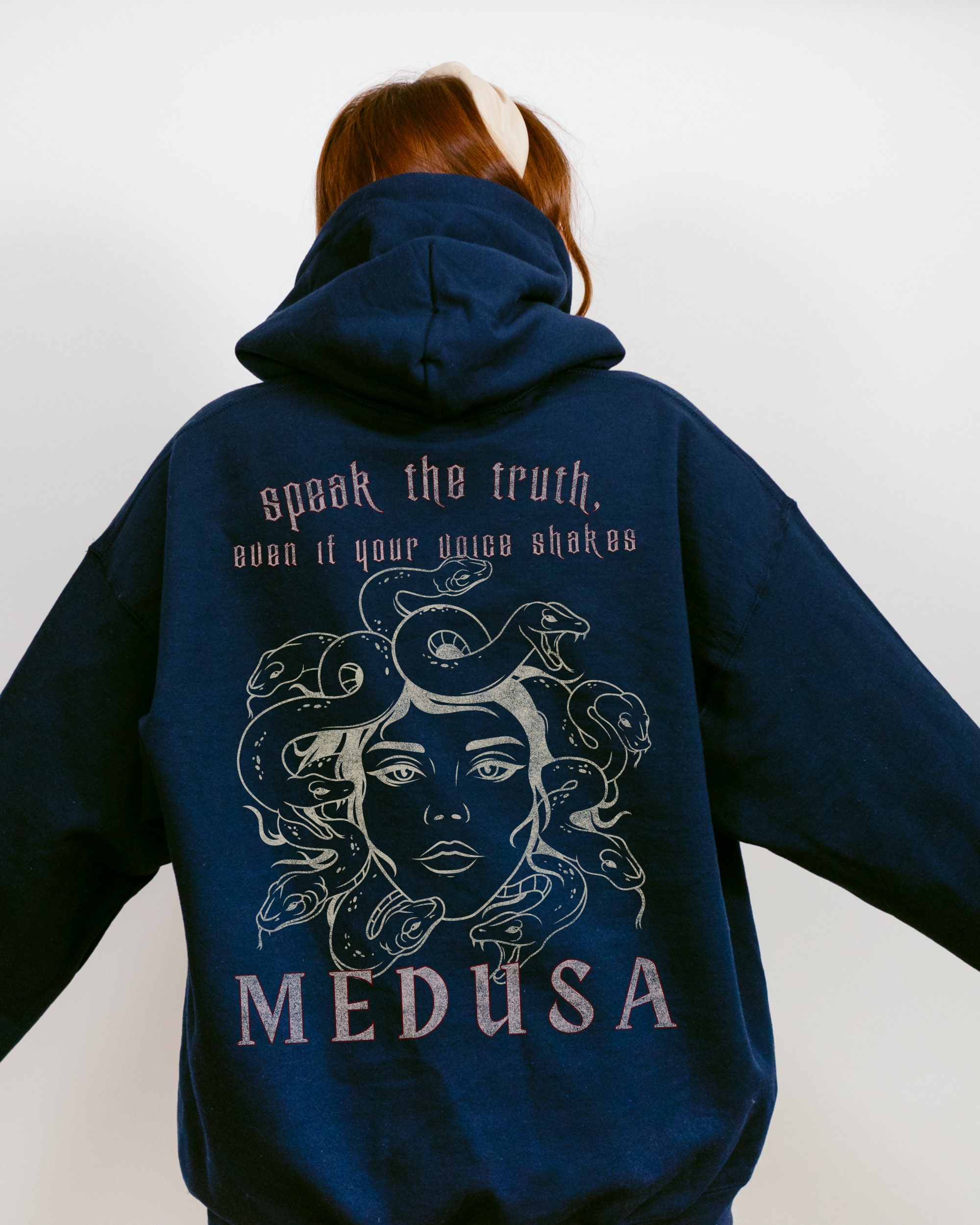 Medusa Hoodie Snake Hoodie Medusa Snake Sweater Greek Mythology Greek ...