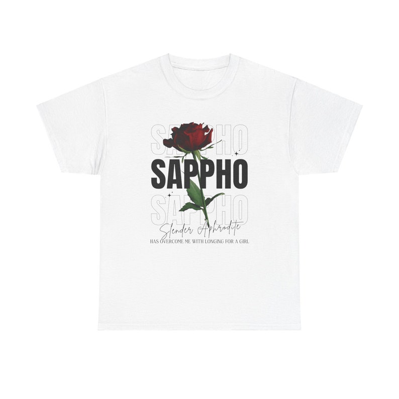 Sapphic Pressed Flowers Shirt Sappho Poet Shirt Greek Mythology Sapphic ...