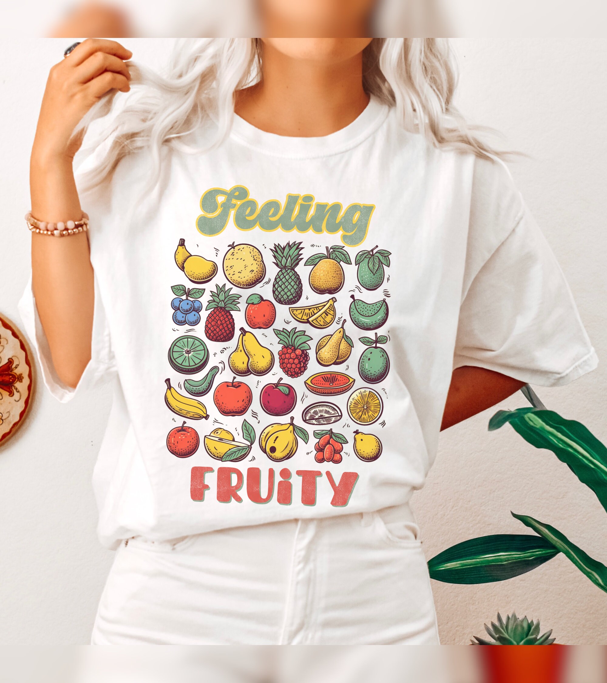 Feeling Fruity Shirt LGBTQ Fruits Shirt Strawberry Cottagecore Shirt ...