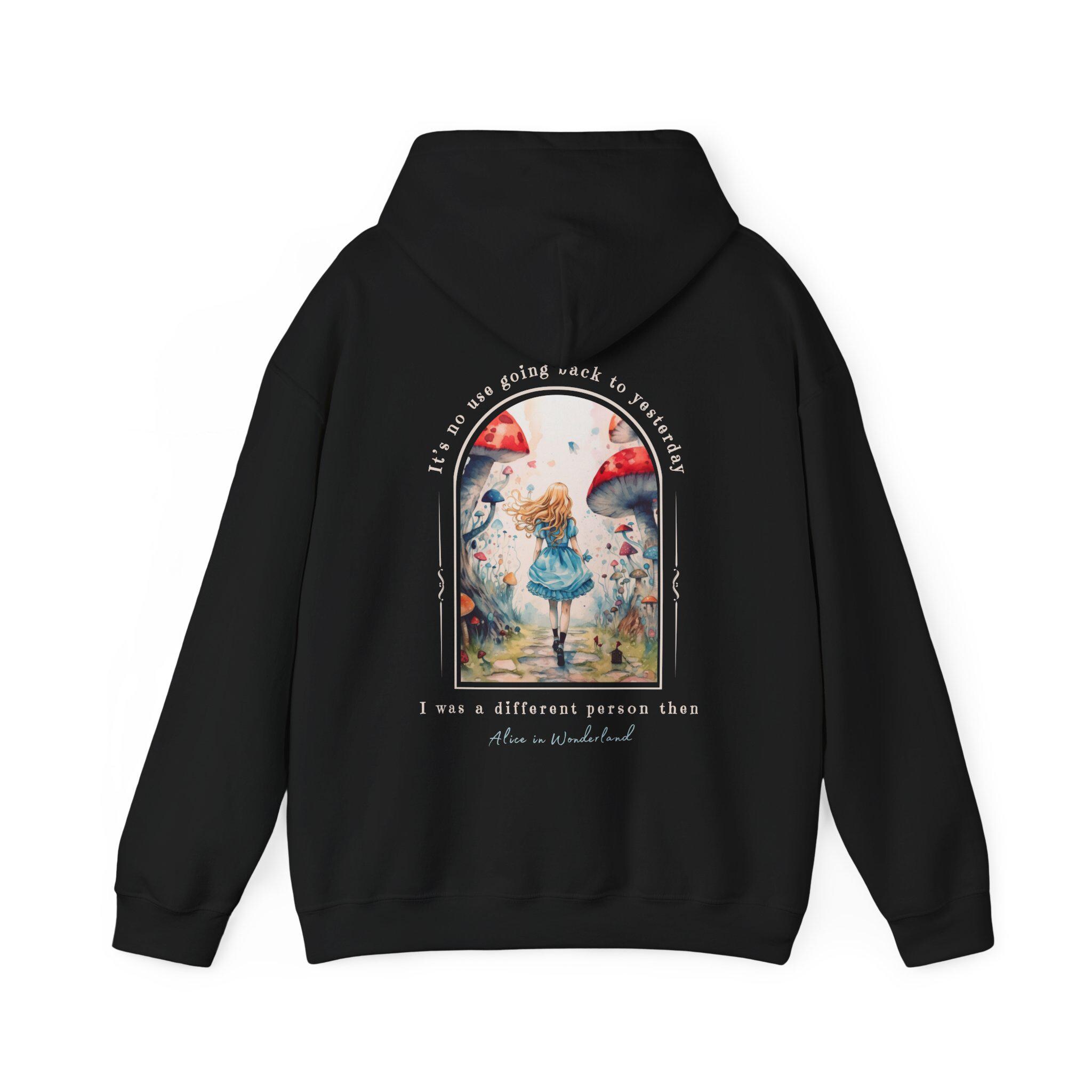 Vintage Alice Alice in Wonderland Hoodie Book Hoodie Bookish Things ...