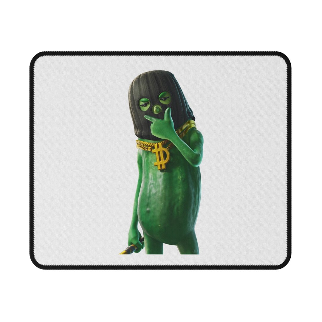 Cool Pickle Gangster Gaming Mouse Pad - Fun Desk Accessory for Gamers ...