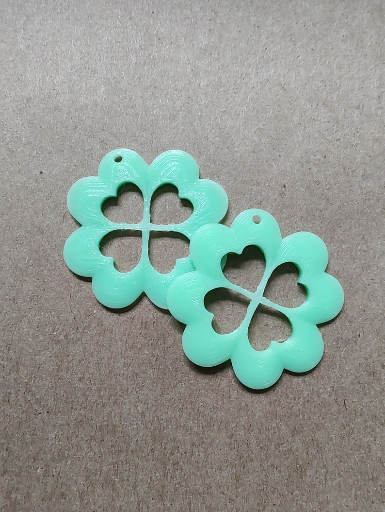 3D Printed 4 Leaf Clover Digital Download - Etsy