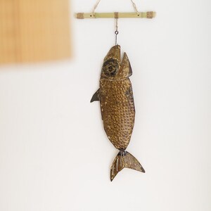Metal Wall Sculpture, Fish Metal Decor, Unique Housewarming Gift ...