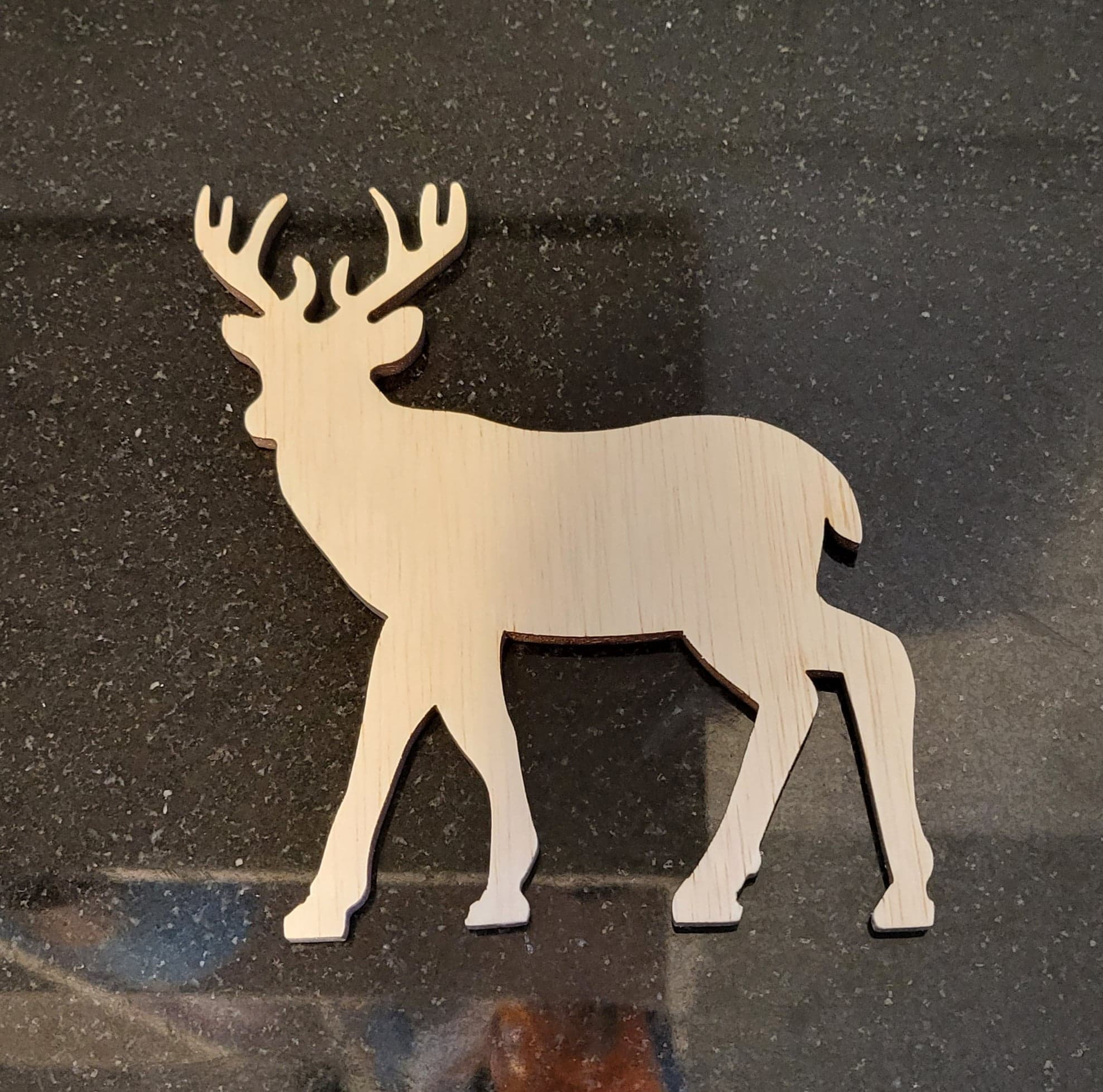 Deer Wood Blank, Laser Cut Wood, Craft Blanks, Crafter Blank, DIY, Do ...
