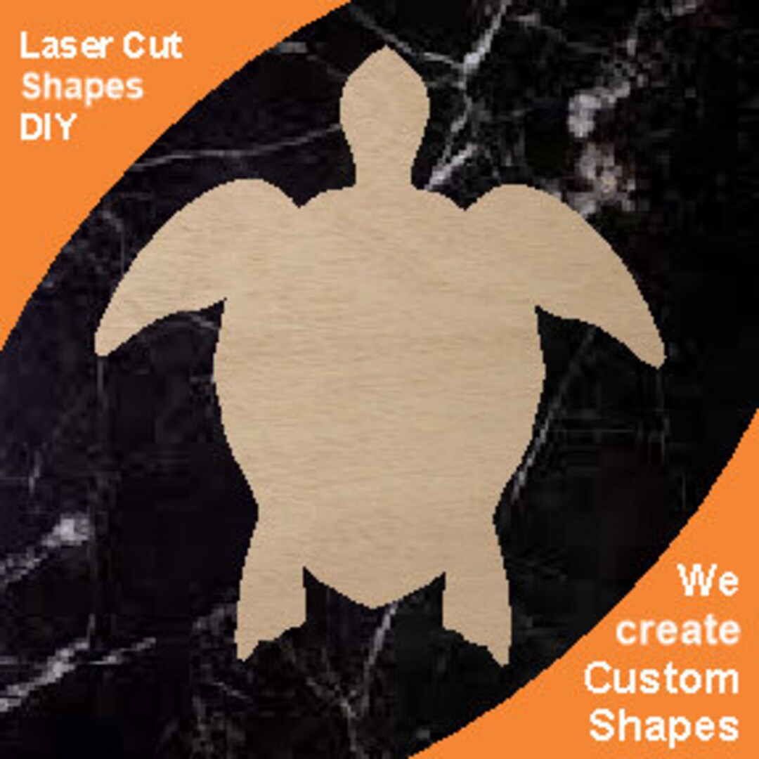 Turtle Shaped Blanks, Wood Blanks, Crafting Wood, DIY Wood Blanks, Laser Cut Wood, Paintable ...