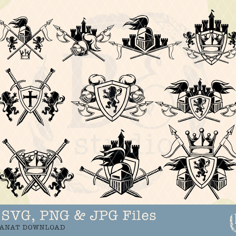 Knights Svg - Etsy