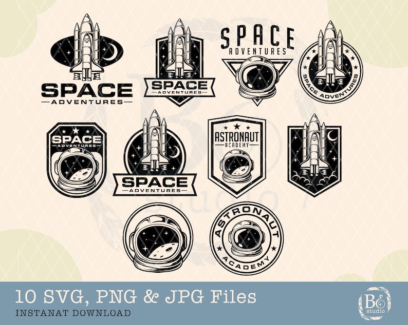 Outer Space Svg Bundle, Planet Svg, Astronaut Svg, Solar System Svg ...