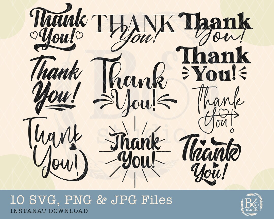 Merci Svg Bundle, Merci beaucoup Svg, Merci Cut Files, Merci Cricut ...