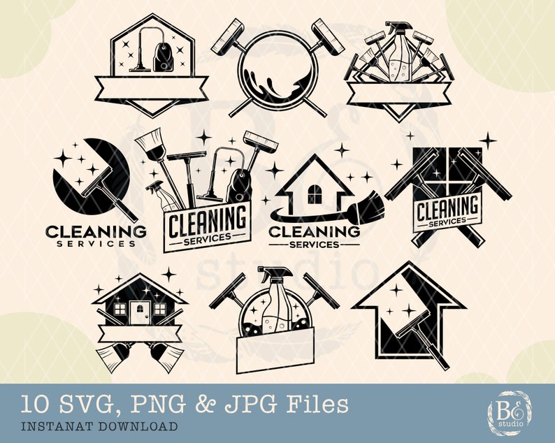 Cleaning Svg Bundle, Cleaning Tools Svg, Cleaning Svg, Home Service Svg ...