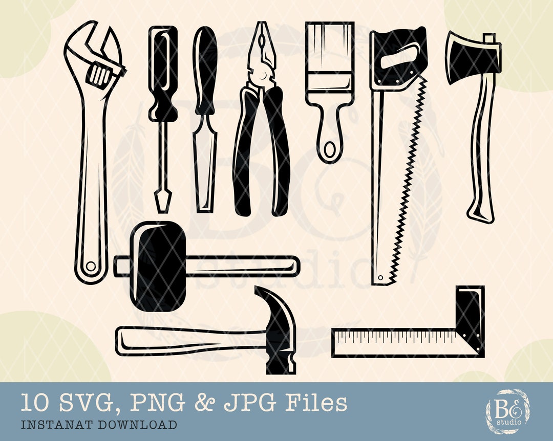 Carpenter Tools Bundle Svg, Carpenter Svg, Carpenter Svg, Workshop Svg ...