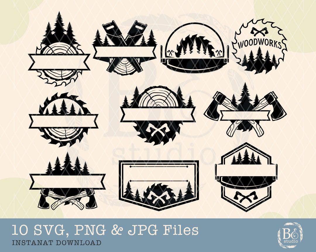 Lumberjack Svg Bundle, Wood Cutter Svg, Chainsaw Svg, Logging Shirt ...