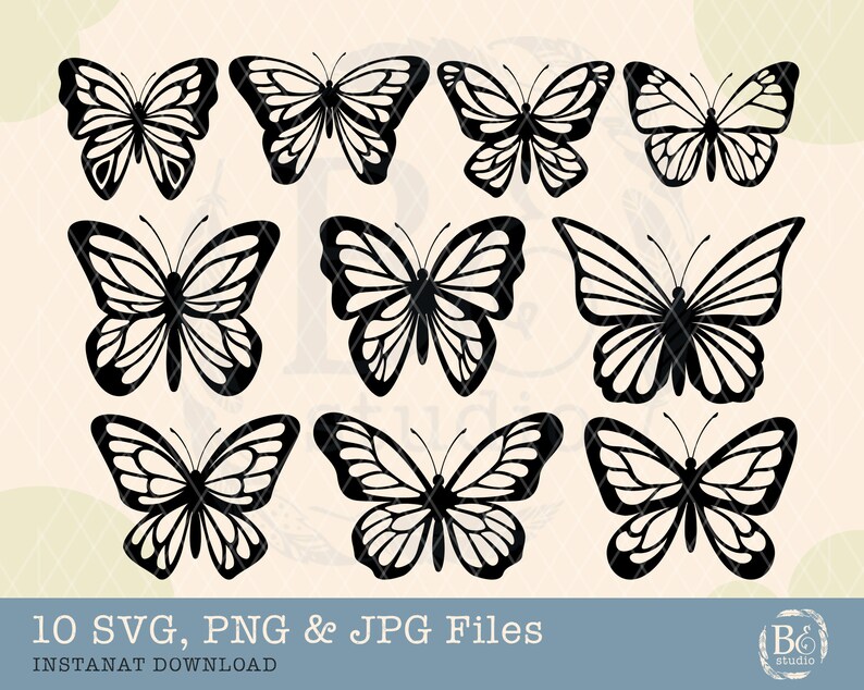 Butterfly Svg Bundle, Butterfly Svg, Cute Butterfly Svg, Butterfly Cut ...