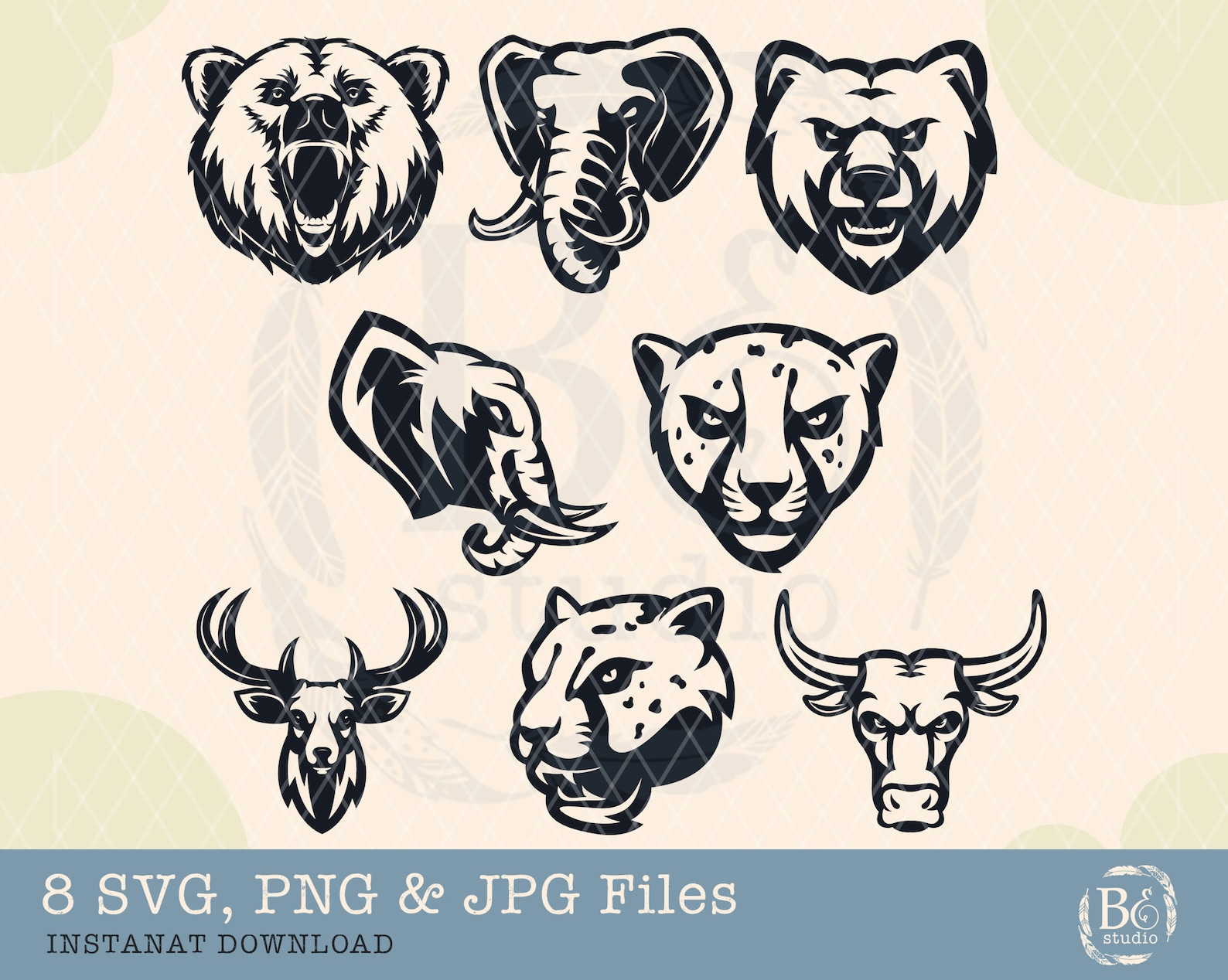 Zoo Animals Svg Bundle, Wild Animals Svg, Zoo Svg, Animals Svg, Zoo ...