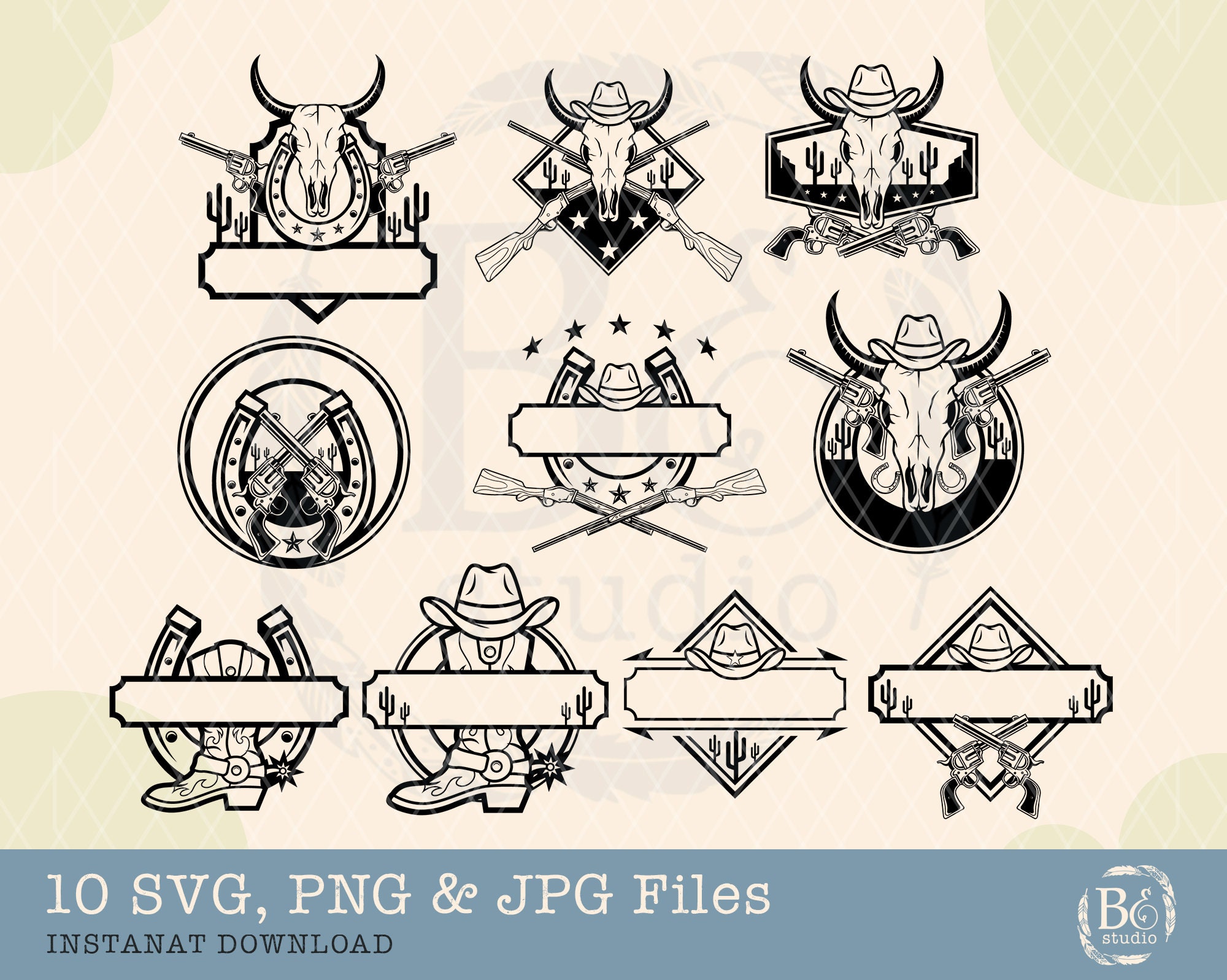 Cowboy Svg Bundle, Cowboy Hat Svg, Cowboy Sign Svg, Cowboy Shirt Design ...