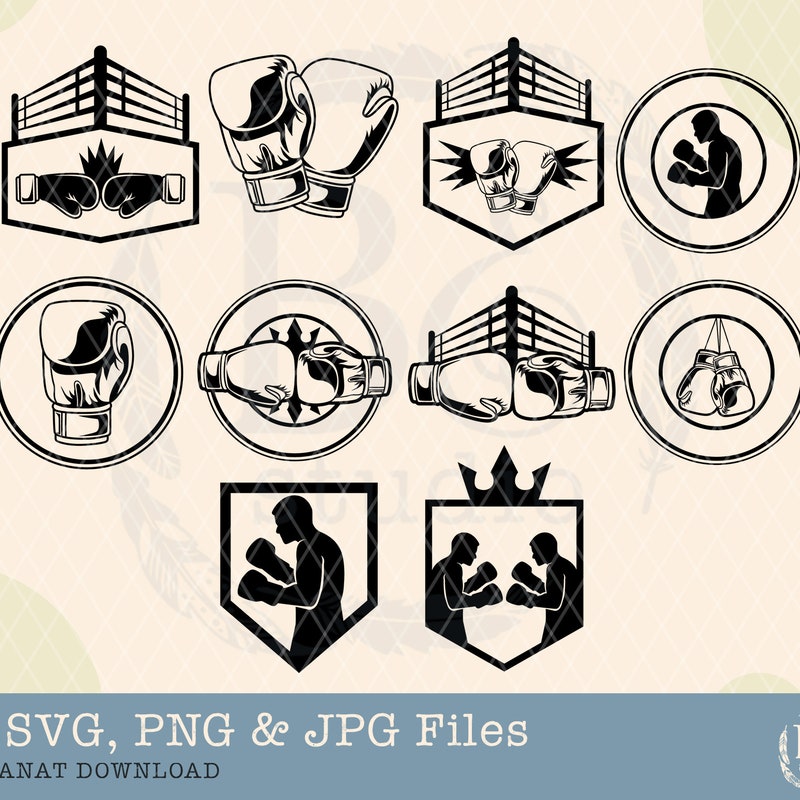 Boxing Svg - Etsy