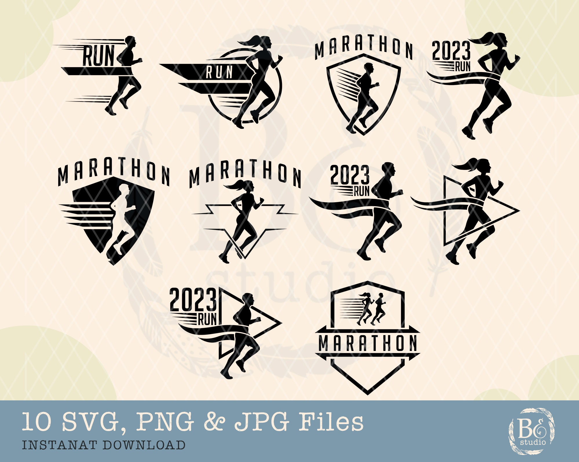 Marathon Svg, Marathon Runner Svg, Runners Svg, Runner Svg, Marathon ...