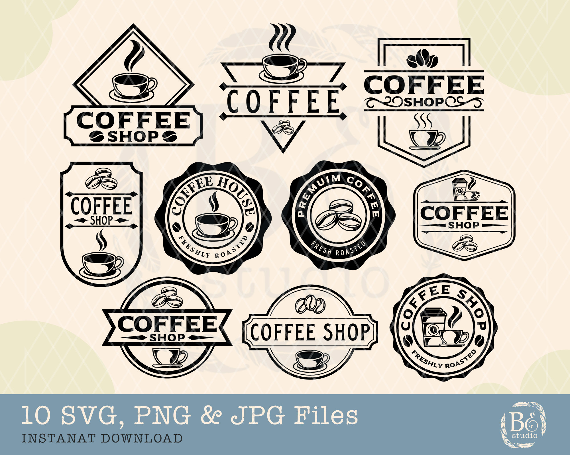 Coffee Svg Bundle, Coffee Svg, Coffee Shop Svg Bundle, Coffee Shirt ...