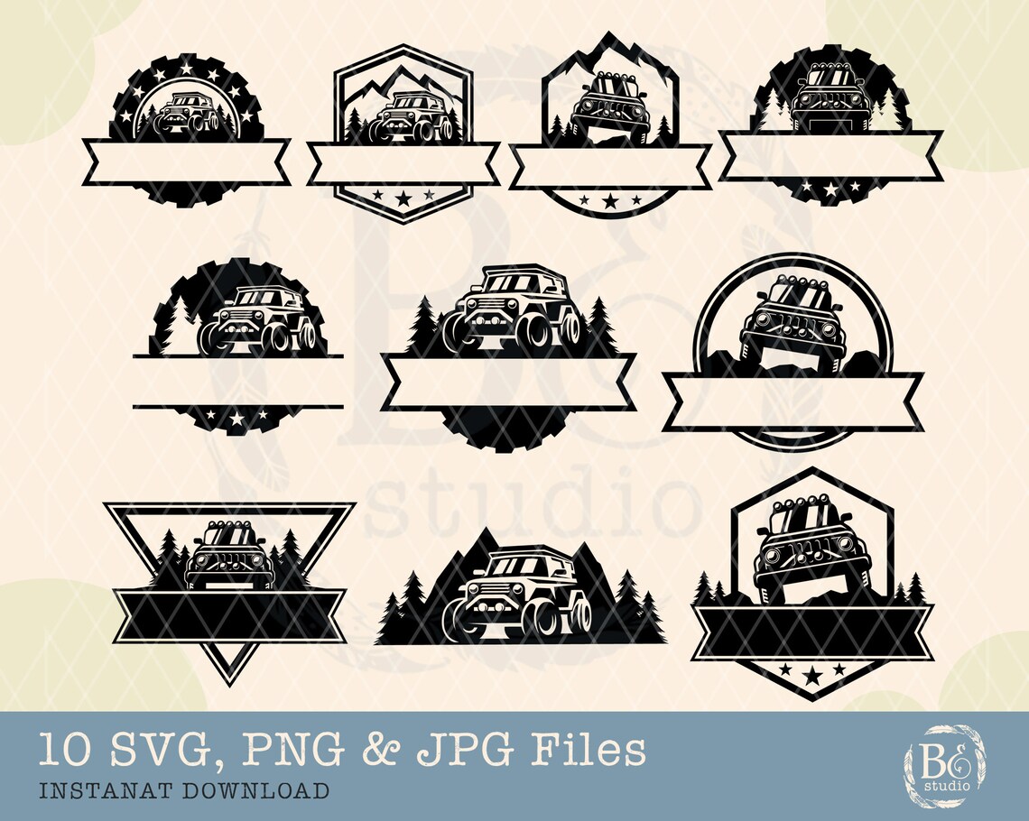 Off Road Svg Bundle, off Road Svg, Big Foot Truck Svg, Big Foot Svg ...