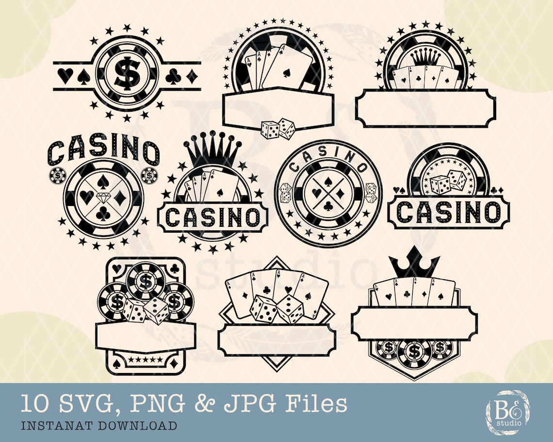 Casino Svg Bundle, Casino Game Svg, Playing Cards Svg, Game Svg ...