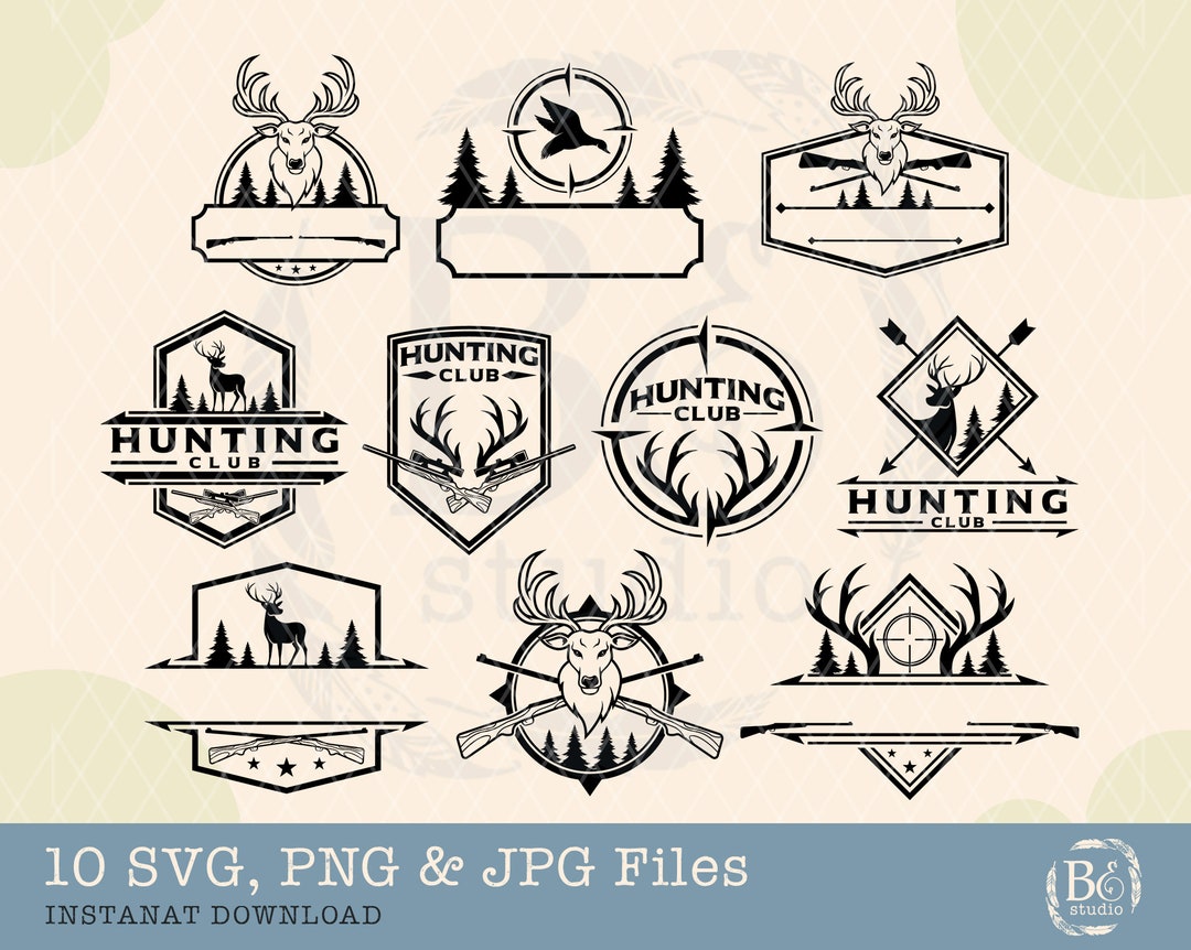 Hunting Svg Bundle, Deer Hunting Svg, Hunting Shirt Svg, Deer Hunter ...