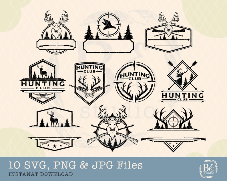 Hunting Svg Bundle, Deer Hunting Svg, Hunting Shirt Svg, Deer Hunter ...